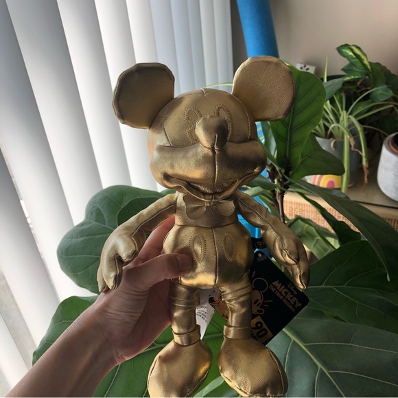Disney | Toys | Mickey Gold Collection Plush | Poshmark